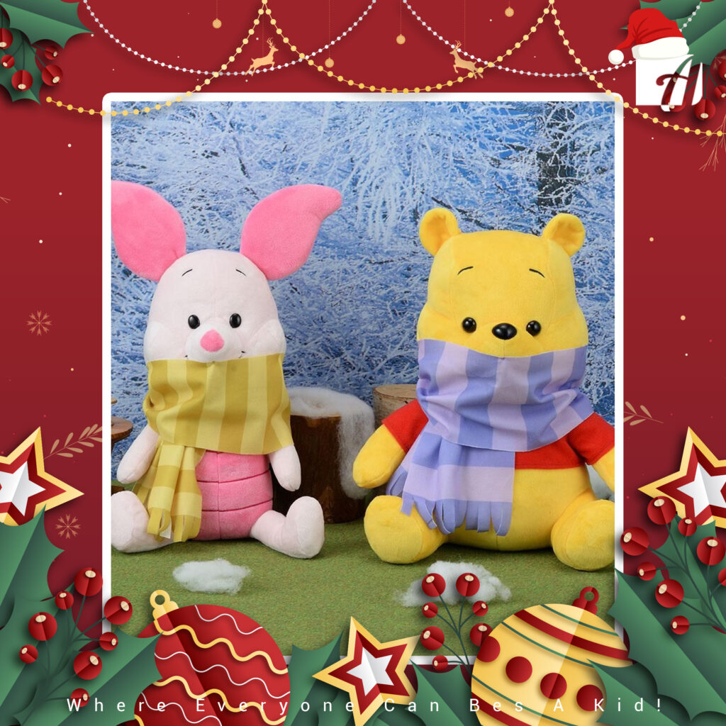 Winnie The Pooh & Piglet SP Scarf Plush - Alibaba Amusement in Yangon ...